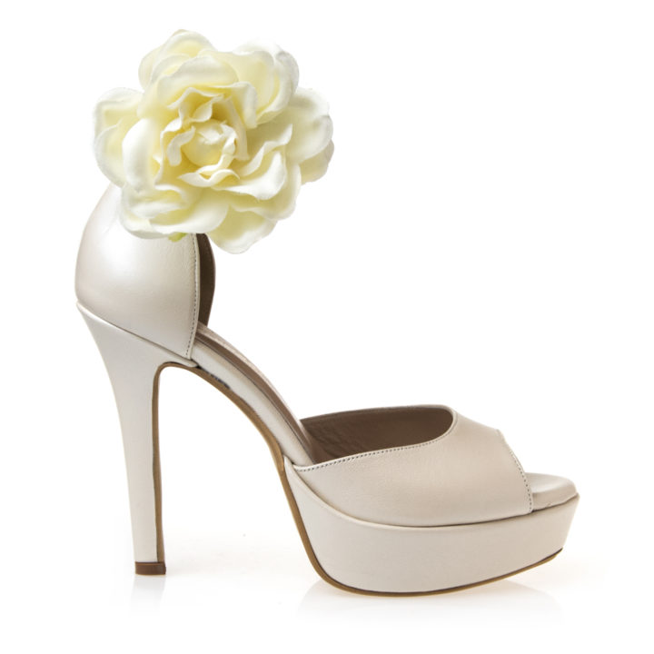 “Carmen” Bridal Platform Heels – Fairymade | Handcrafted by Myrto Kliafa!