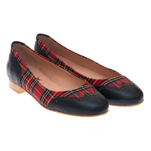 “Oxford Brogues Ballerinas” Tartan – Fairymade | Handcrafted by Myrto ...