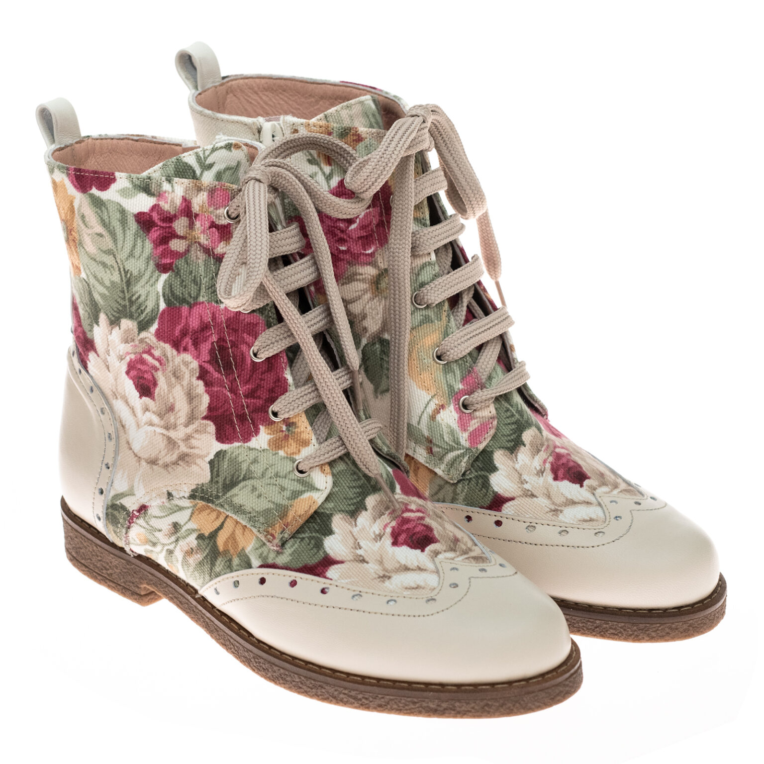 “Floral Paris” Oxford Booties – Fairymade | Handcrafted by Myrto Kliafa!